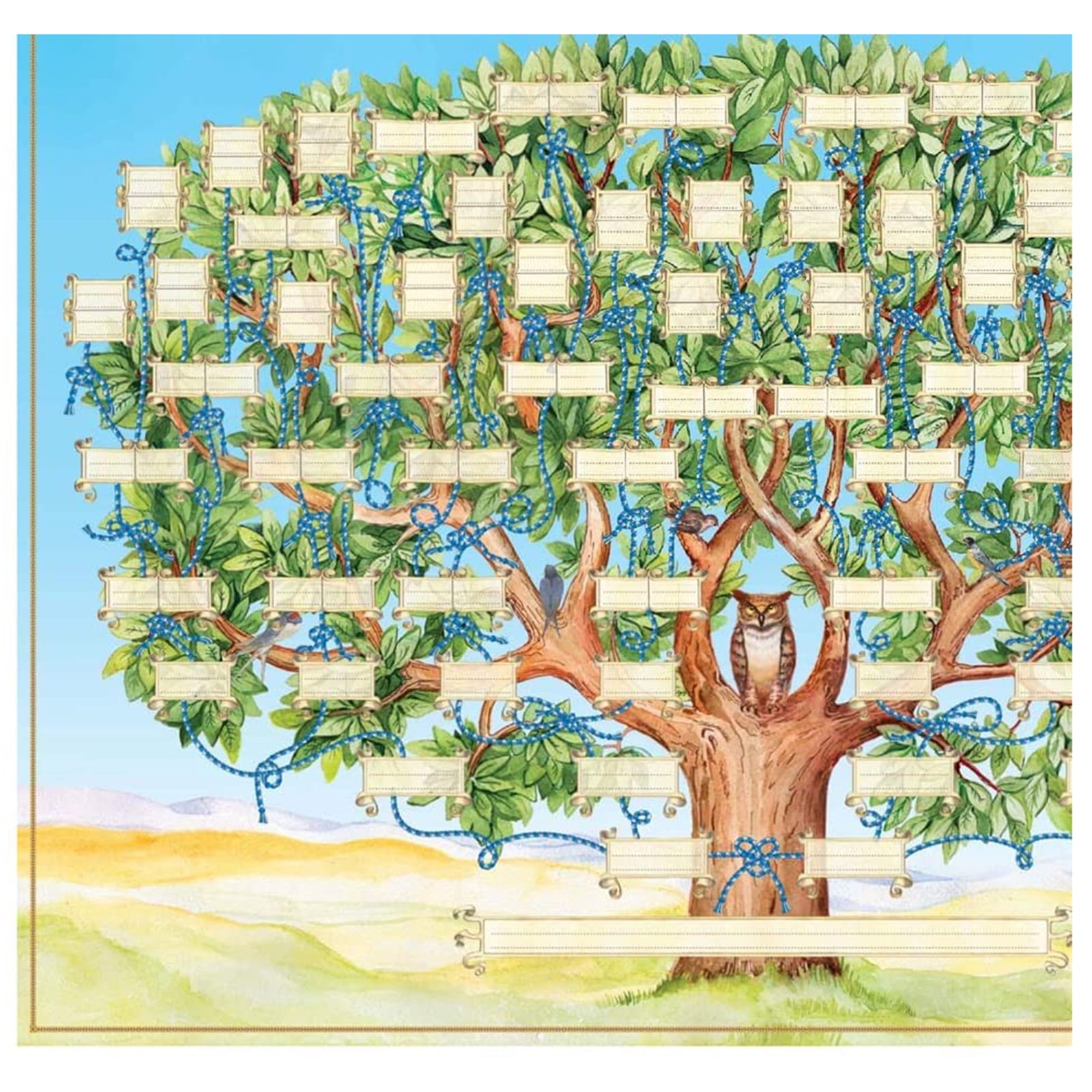 Big Family Tree Template