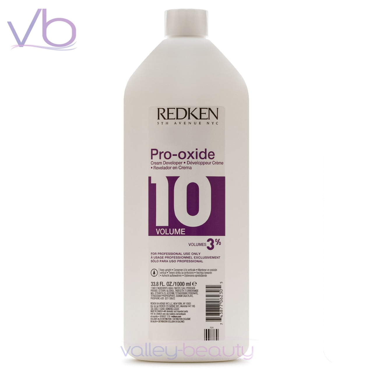 Redken Pro-Oxide Volume 10 Cream Developer 1000ml - Walmart.com