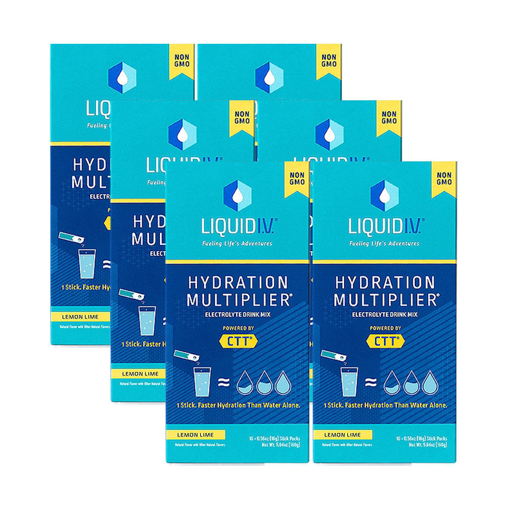 Liquid I.V. Hydration Multiplier, Electrolyte Drink Mix, Lemon Lime Non ...