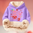 Byoo Little Girl Sweatshirt Valentine Day Number Printing Fleece Lined ...