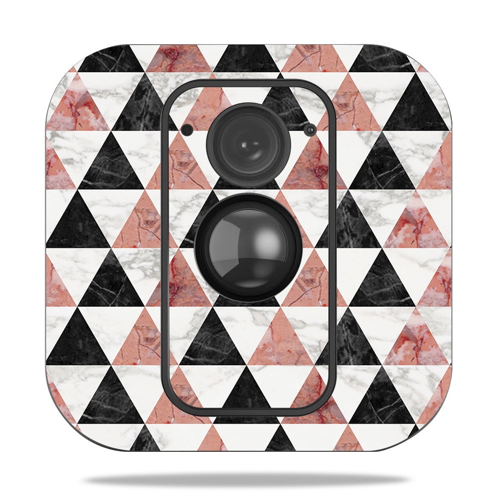 Skin Decal Wrap Compatible With Blink XT Outdoor Camera Marble Pyramids ...