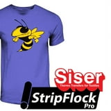 Siser StripFlock Pro HTV Iron on Heat Transfer Vinyl 12" x 12" 3 PreCut ...