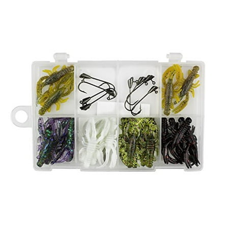 Trout Magnet Trout Slayer Kit - 20 Crawdad Bodies and 8 Size 6 Long ...