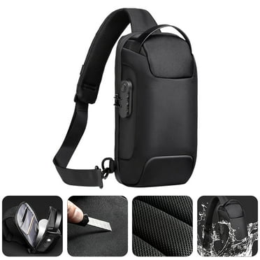 Auricz Bag, Anti-Theft Sling Waterproof Crossbody Chest Bag for Travel ...