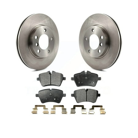 Transit Auto - Front Disc Brake Rotors And Semi-Metallic Pads Kit For ...