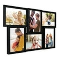 Mainstays 6-Opening 5" x 7" Black Collage Frame - Walmart.com