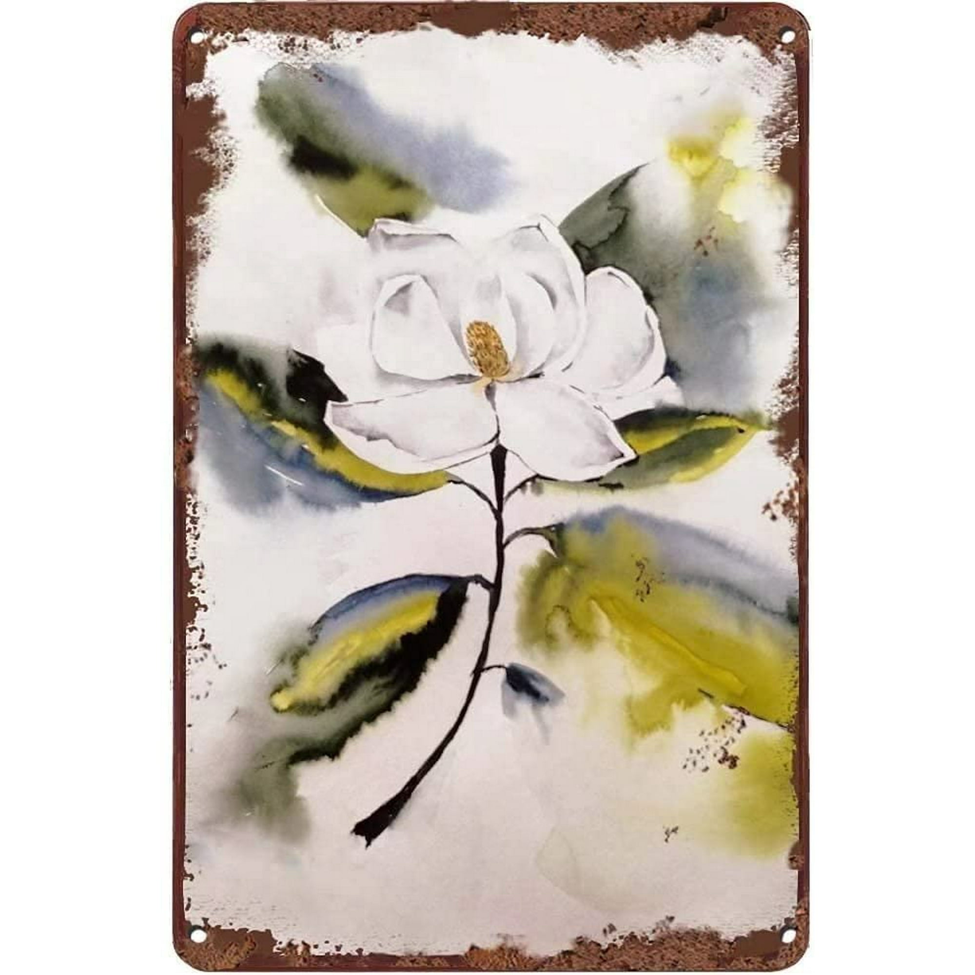 Click here for Unbranded Creative Tin Sign Magnolia Flowers Sprin... prices