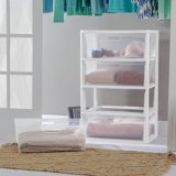 Sterilite Wide 4 Drawer Tower, Versatile Storage with Clear Drawers ...