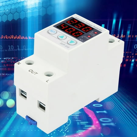 Adjustable Over Voltage Under Voltage Current Protector, Single Phase ...