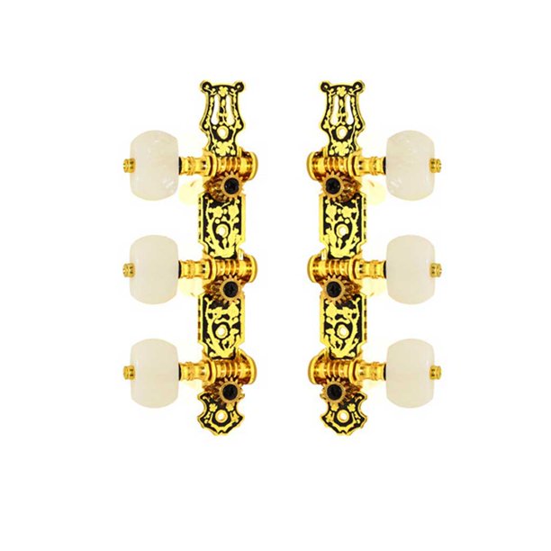 Yuarrent Clavija de afinación de guitarra clásica de acero, 2 piezas ...