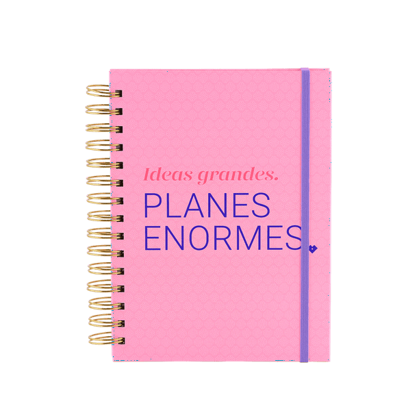 Libreta de Notas Bonita LuckyLy, Notebook Pasta Dura, Mod. Penny rosa ...