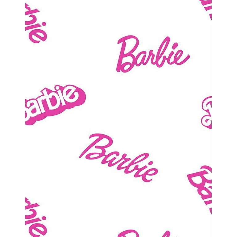 Barbie Logo Wallpaper Pink