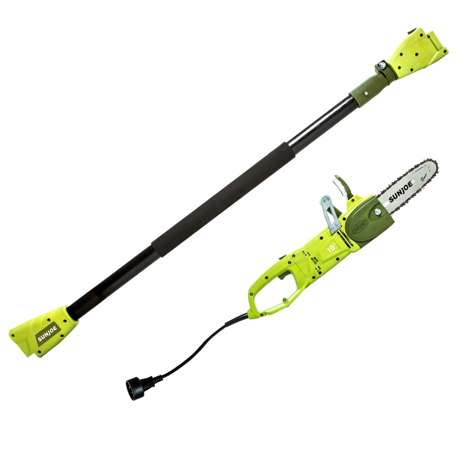 Sun Joe 8-inch 6 Amp 2-in-1 Convertible Electric Telescoping Pole Chain ...