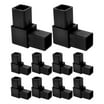 Uxcell 20mm 3 Way 45 Degree Angle Joint Connectors Adapters for Garden ...
