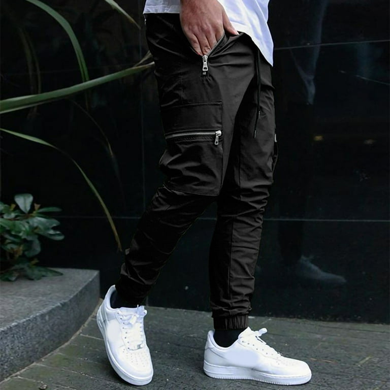 Black Men'S Pants Mens Spring And Fashion Autumn Cotton Black Men'S Pants Mens Spring And Fashion Autumn Cotton
