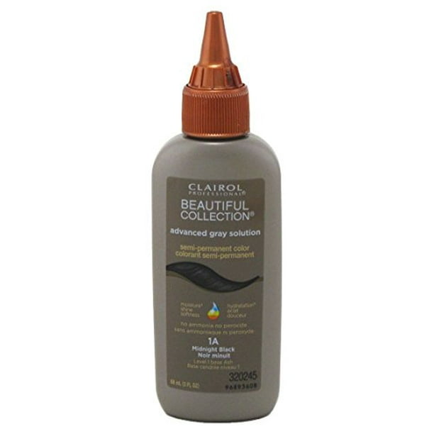 Clairol Beautiful Advanced Gray Solution Collection #1A Midnight Black ...