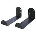 2Pieces Wall Mounted Sport Mat Storage Rack Foam Rollers Holder for ...