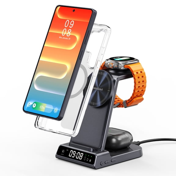 SwanScout Wireless Charging Station for Samsung Z Flip 7/Fold, Galaxy ...