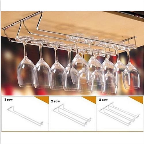 Opolski Stainless Steel Cabinet Wine Glass Rack Kitchen Dining Bar ...