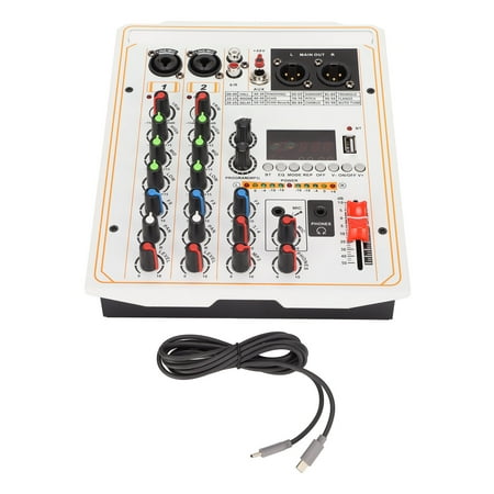 4 Channel Mixer, 4 Channel Mixing Console Stereo Recording For Devices ...