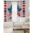 Anniversary USA Flag Blackout Curtains for Bedroom/Living Room, Thermal ...