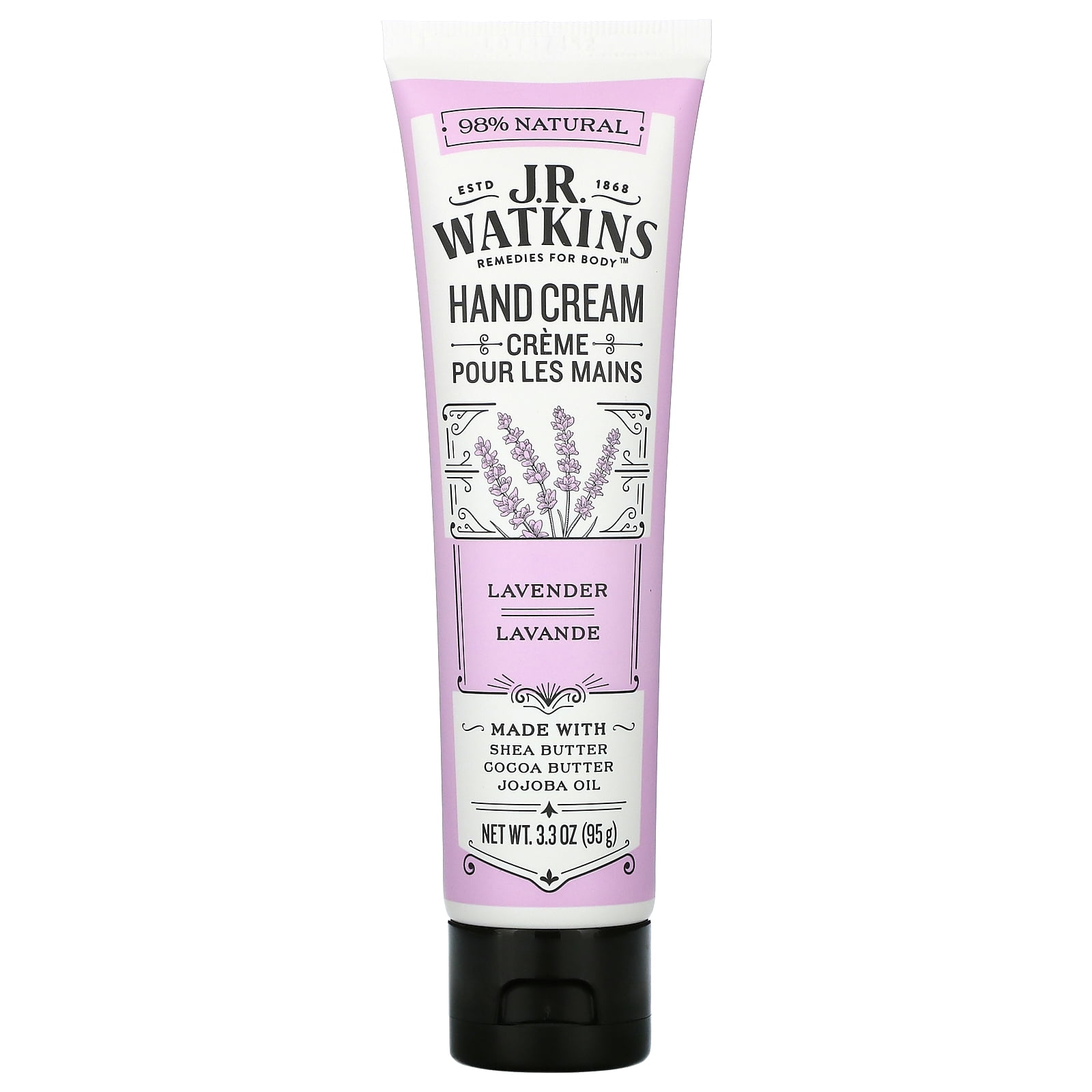 J.R. Watkins Hand Cream Lavender 3.30 oz - Walmart.com - Walmart.com