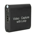 PAOMIAN HDMI Video Capture HD Live USB to HDMI with Loop Out Capture ...