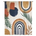 Bohemian Nordic Sheer Curtains 84 Inch Length, Light Filtering Voile ...