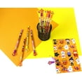 Tinymills Halloween Multi Point Stackable Push Pencils with Eraser, 24 ...