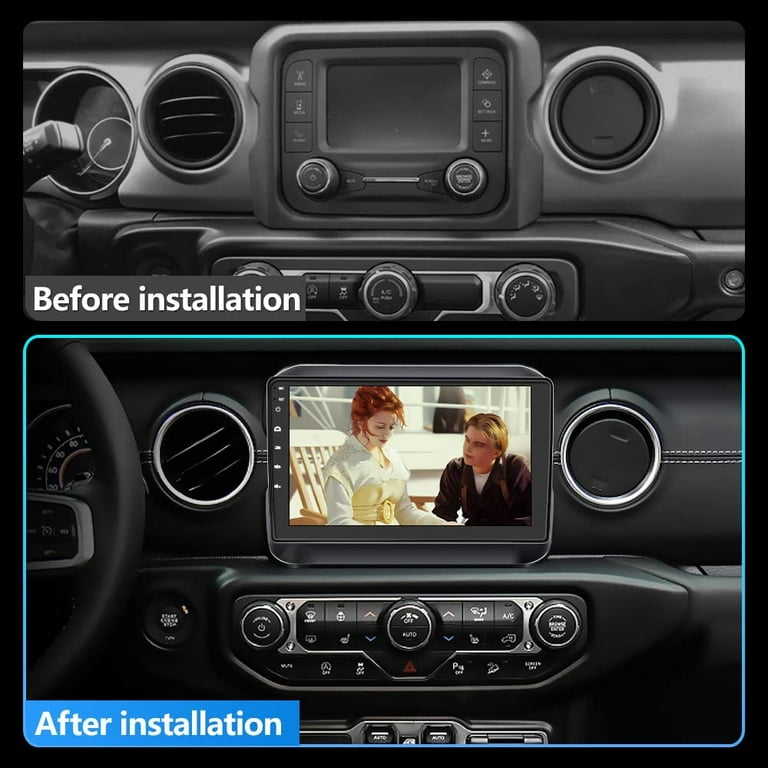 Awesafe 32G Android 12 Car Stereo for Jeep Wrangler 2018 2021 Wireless CarPlay Android Auto GPS Walmart