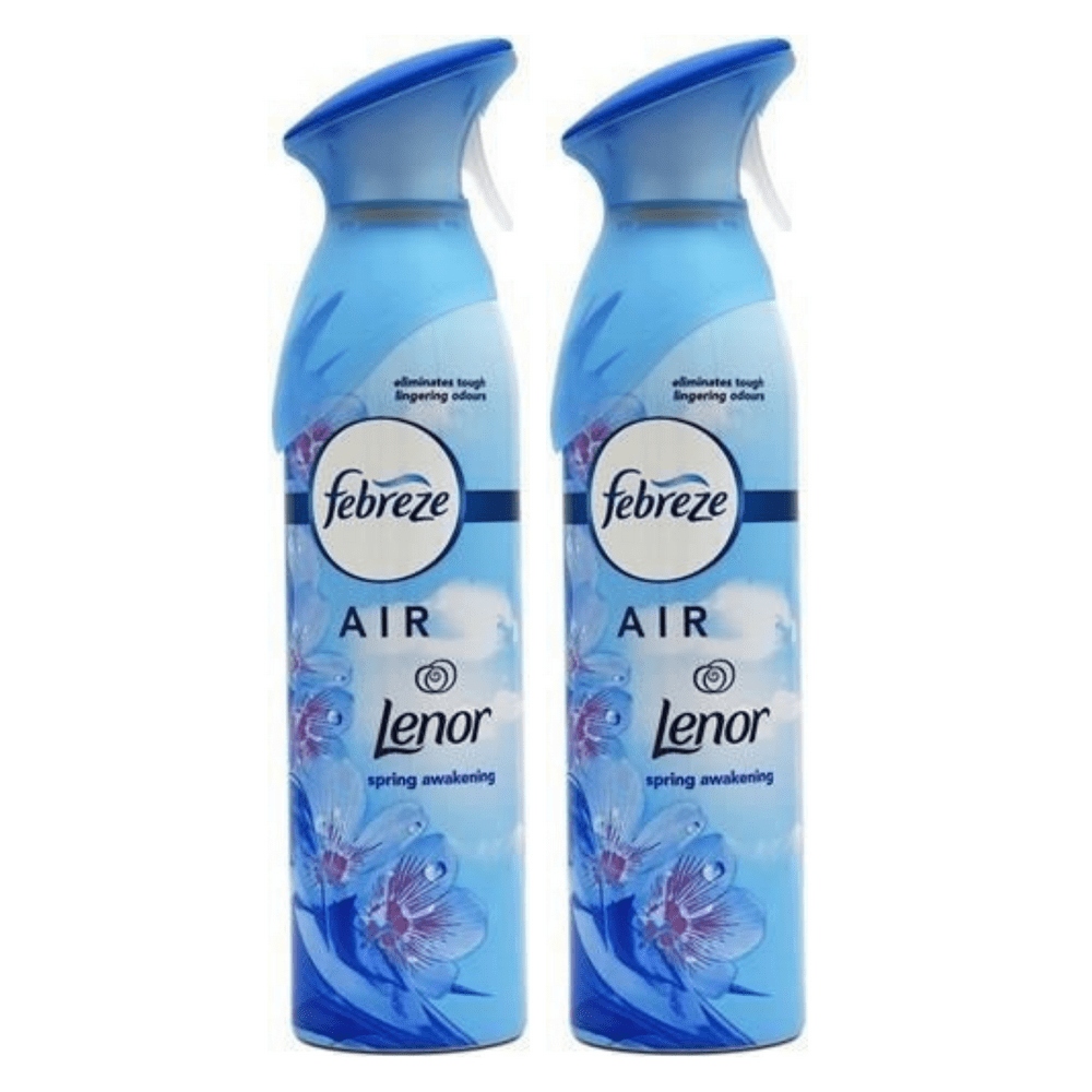 2 Pack Febreze Odor-Eliminating Lenor Spring Air Freshener Spray 10.14 ...