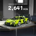 QOQ Super Sports Car Toy Building Kit, 1:10 Scale Adult Collectible ...