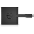 Dell Adapter USB Type C to HDMI/VGA/Ethernet/USB DA200 - Black ...