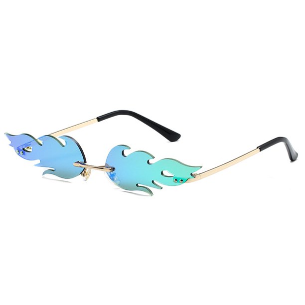 Melting Heart Gafas de sol sin montura para mujer Fiesta Lindas gafas ...