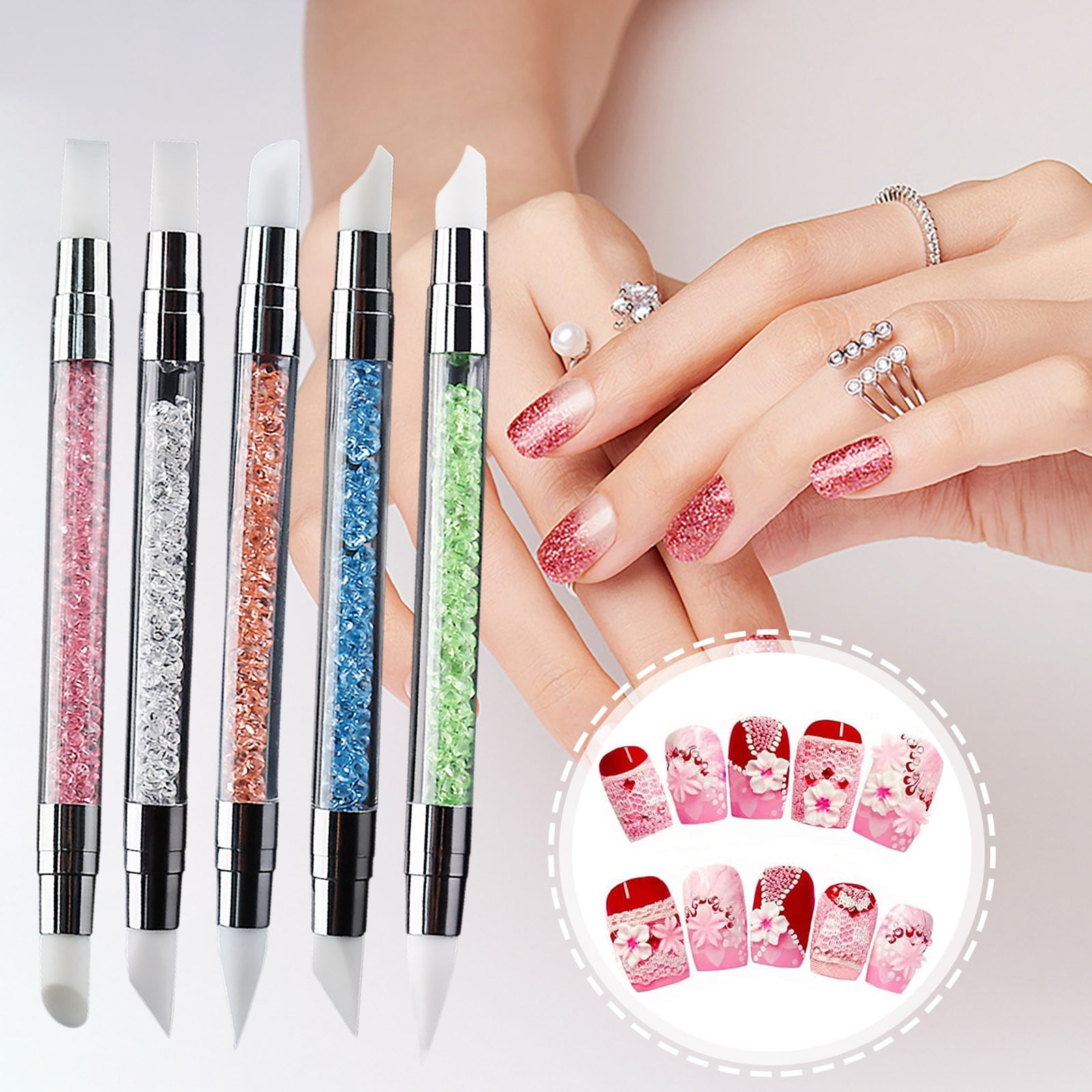 Click here for Rkstn Nail Brush Silicone Nail Brush Nail Beautify... prices