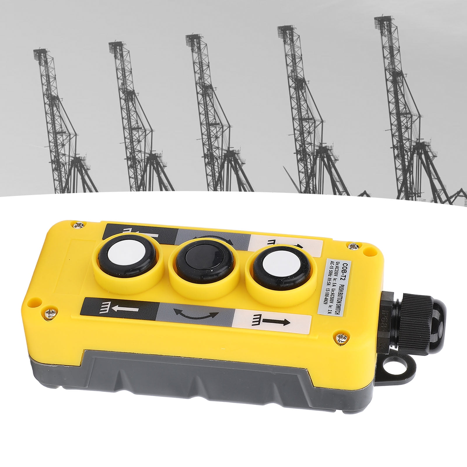 Crane Push Button Switch, Versatile Use AC250V 5A 500V 2A Up Down ...