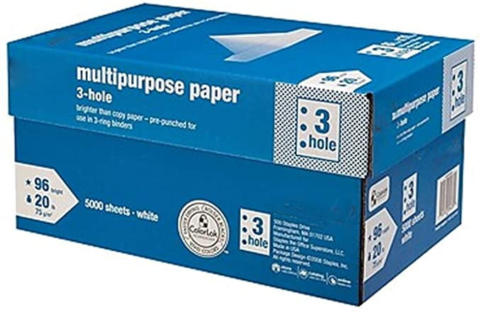 MyOfficeInnovations 8.5" x 11" Multipurpose Paper 20 lbs. 96 Brightness ...