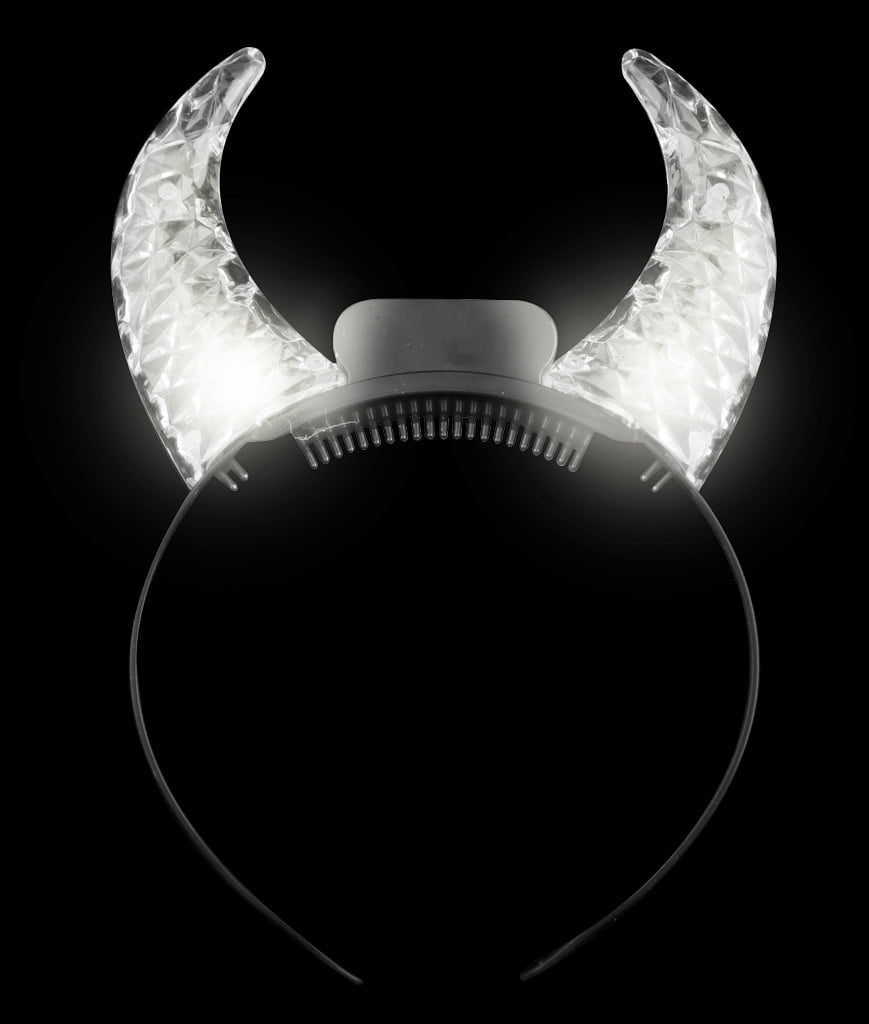 LED Clear Crystal Devil Horns - Multicolor - Walmart.com