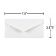 JAM Paper® #7 3/4 Monarch Commercial Envelopes, 3 7/8" x 7 1/2", White ...