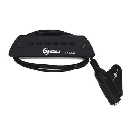 SoundHole Guitar Pickup for Acoustic Guitar Preamp with &Volume Control ...