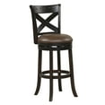 Gymax 31'' Swivel Bar Stool Set of 2 Bar Height PU Leather Seat Rubber ... Gymax 31'' Swivel Bar Stool Set of 2 Bar Height PU Leather Seat Rubber ...