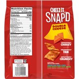 Cheez-It Snap'd Double Cheese Cracker Chips, Thin Crisps, 7.5 oz ...