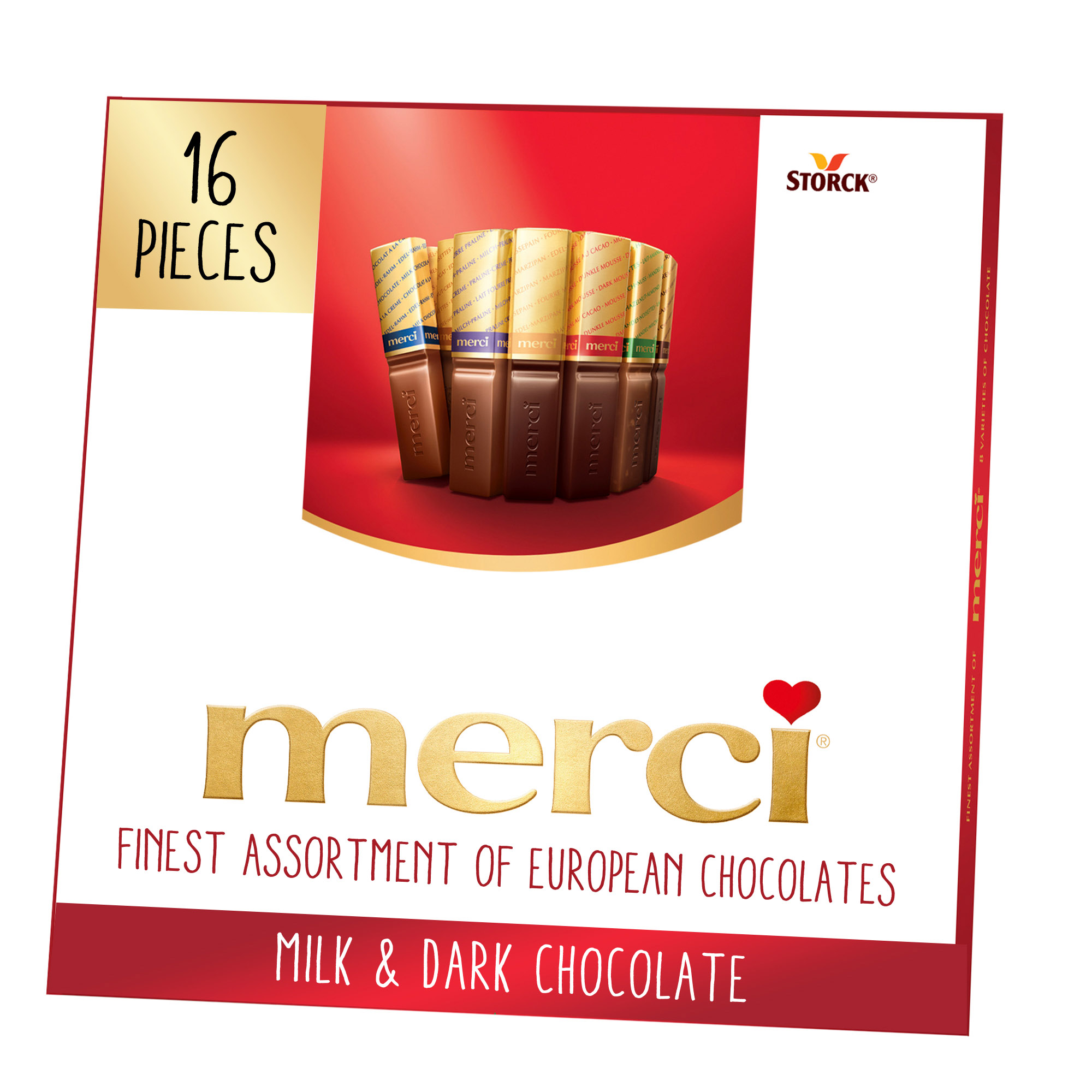 Merci Finest Assorted Chocolate Candy Christmas Gift Box 7 Oz Merci Finest Assorted Chocolate Candy Christmas Gift Box 7 Oz