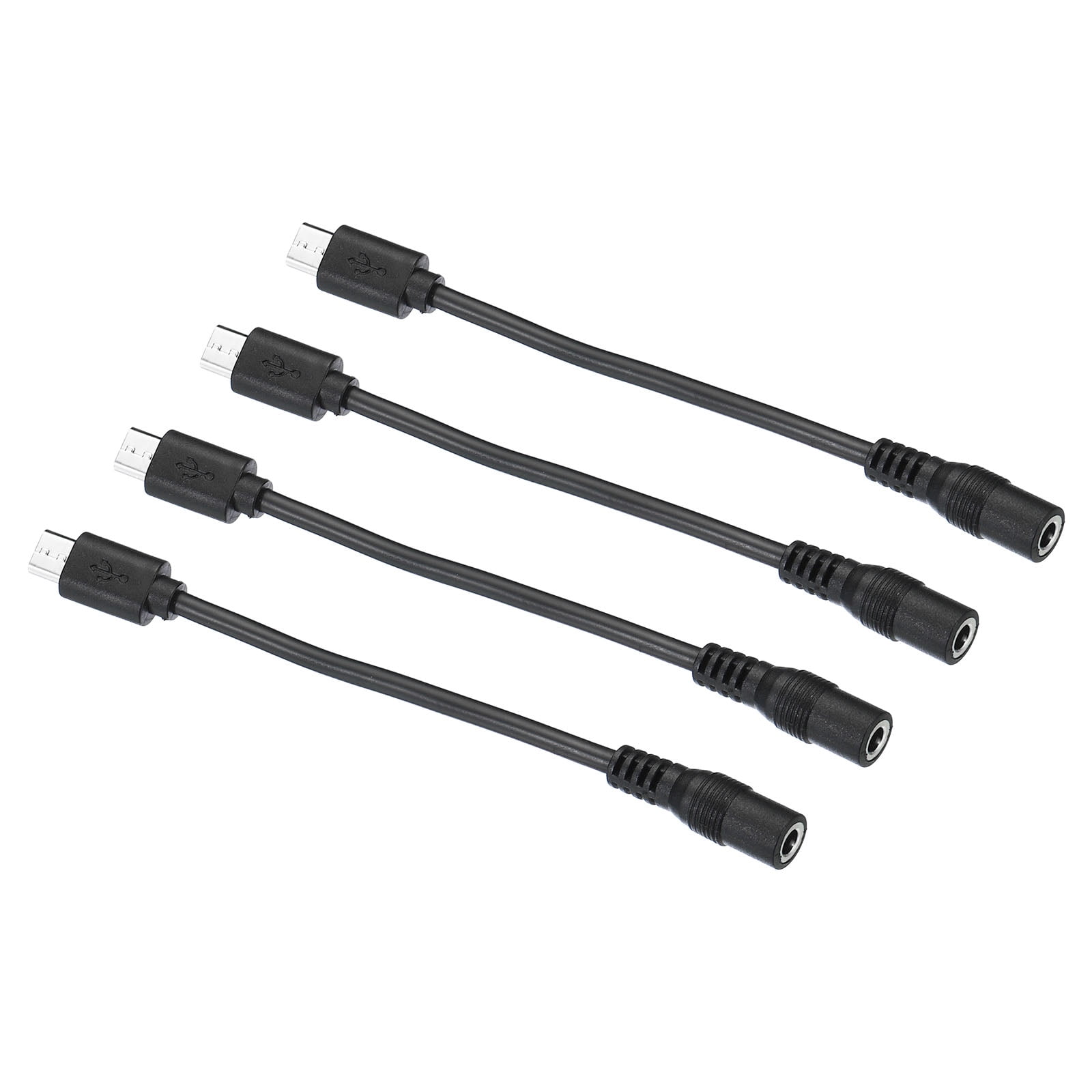 Uxcell Micro USB to DC Extension Cable Male to Female Extension Power ...