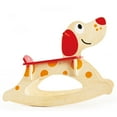 Hape Rock and Ride Kids Wooden Rocker Puppy Ride On Toy w/ Handles for ...