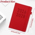 2026-2028 Three-Year Planner – Thick English Daily, Weekly & Monthly ...