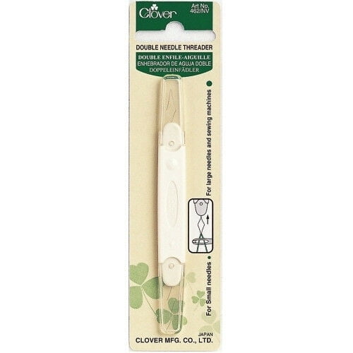 Clover Double Sided Needle Threader - Small & Larger Needle Eye #462 ...