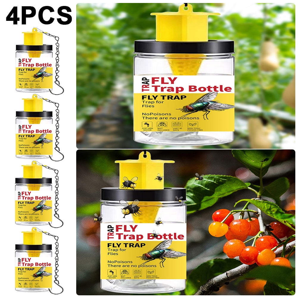 JShteea Trampa para Moscas PP+Trampa Red Cadena Alambre para Parques ...