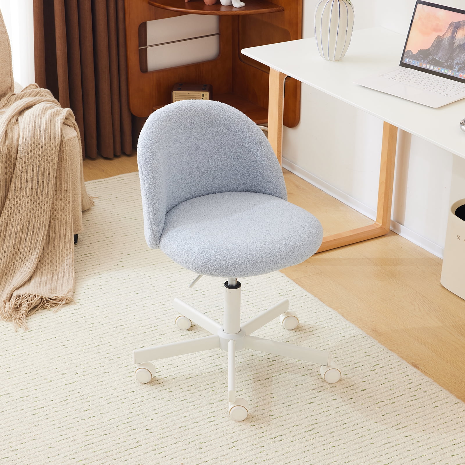 Click here for Ktaxon Armless Home Office Desk Chair Cute Mid Bac... prices