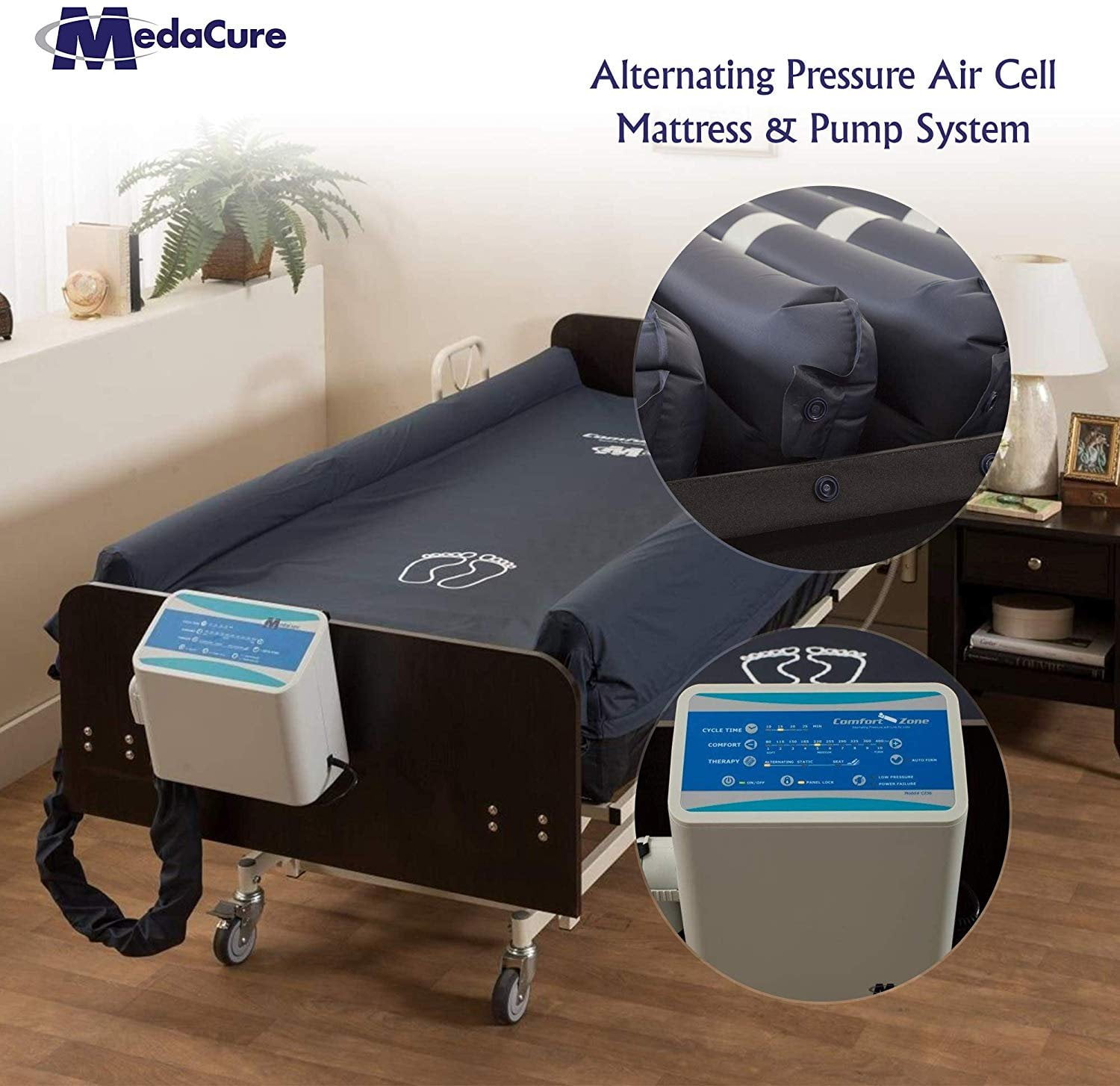 Alternating Pressure Mattress for Hospital Beds w/ Pump and Built in ...